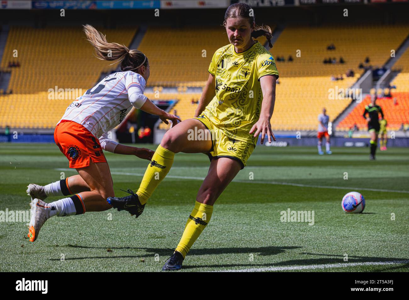 Wellington, New Zealand. Saturday 4th November 2023. Brisbane Roar Full ...