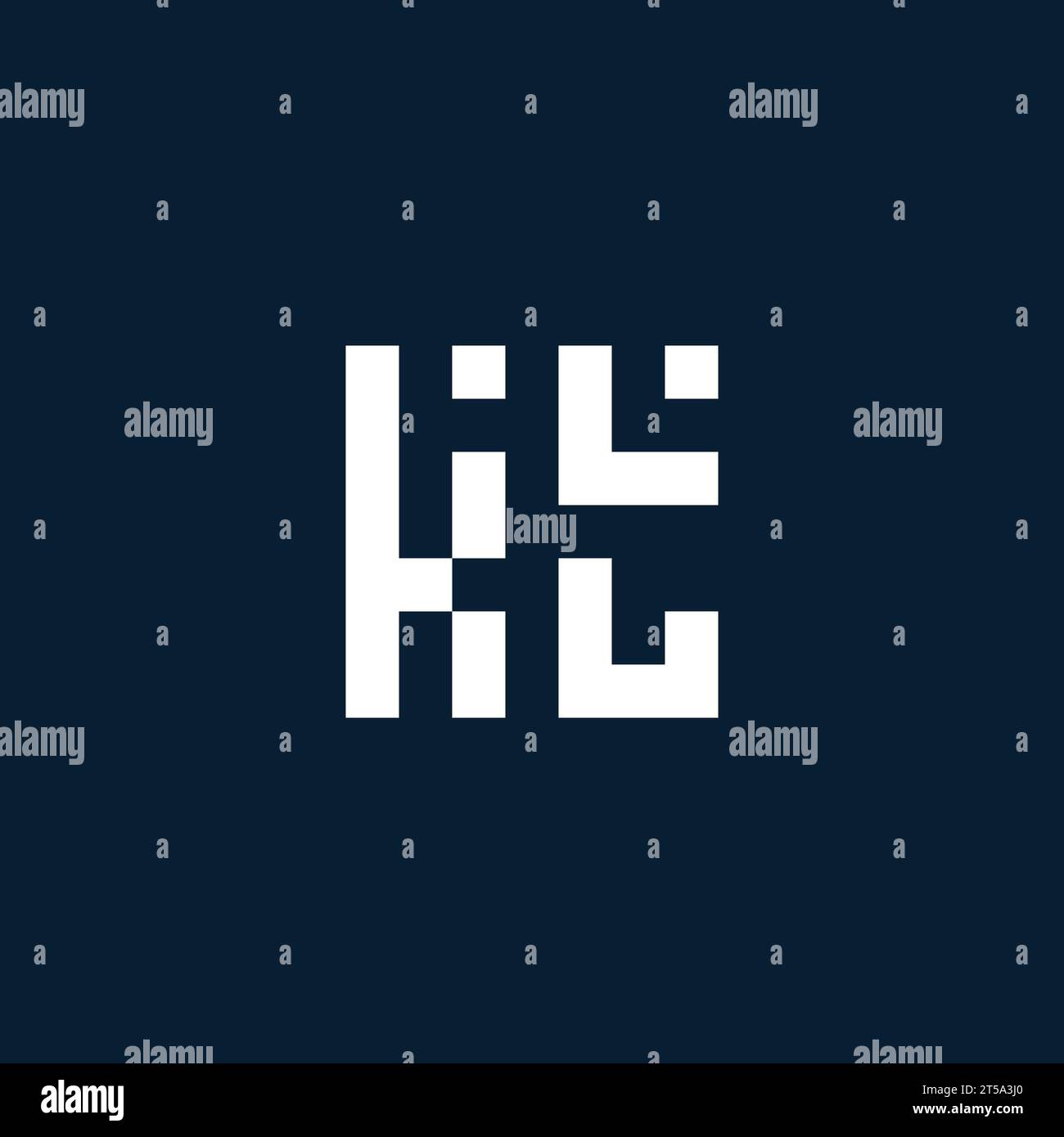 KT initial monogram logo with geometric style design ideas Stock Vector ...