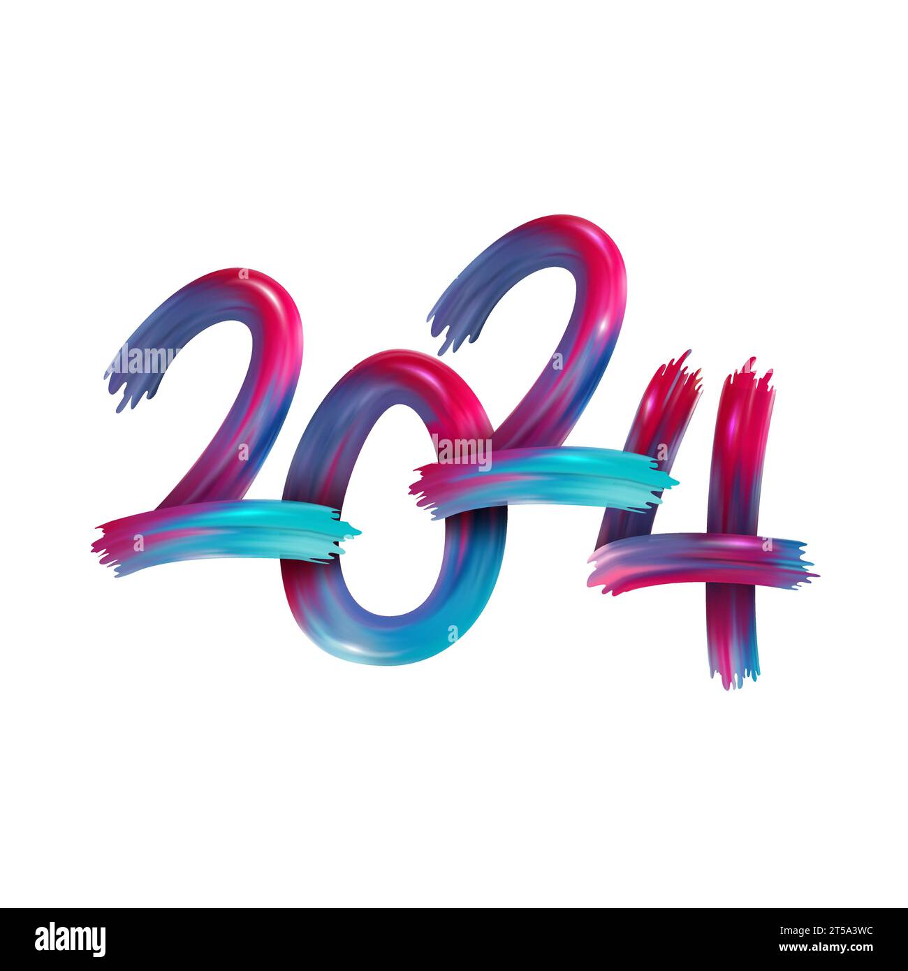 Happy new year wallpaper 2024 Cut Out Stock Images & Pictures - Alamy