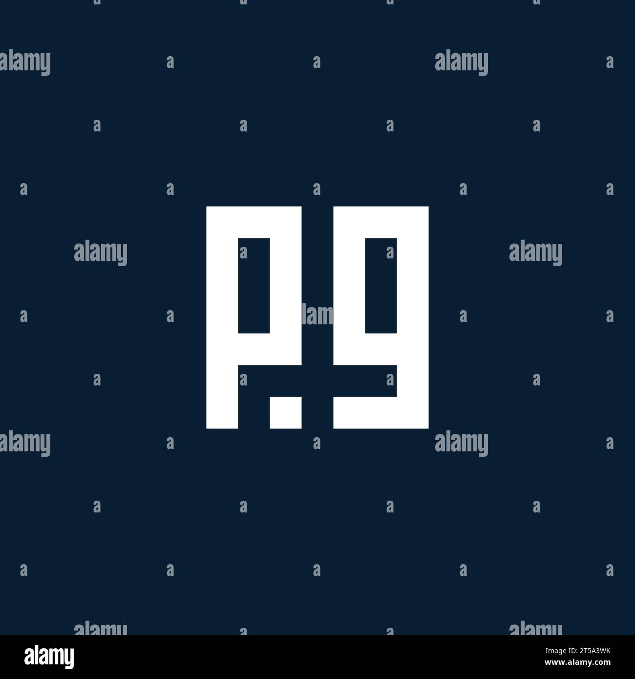 PG initial monogram logo with geometric style design ideas Stock Vector ...