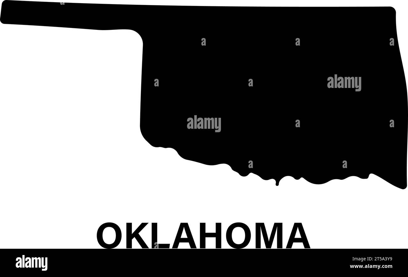 Oklahoma county map hi-res stock photography and images - Alamy