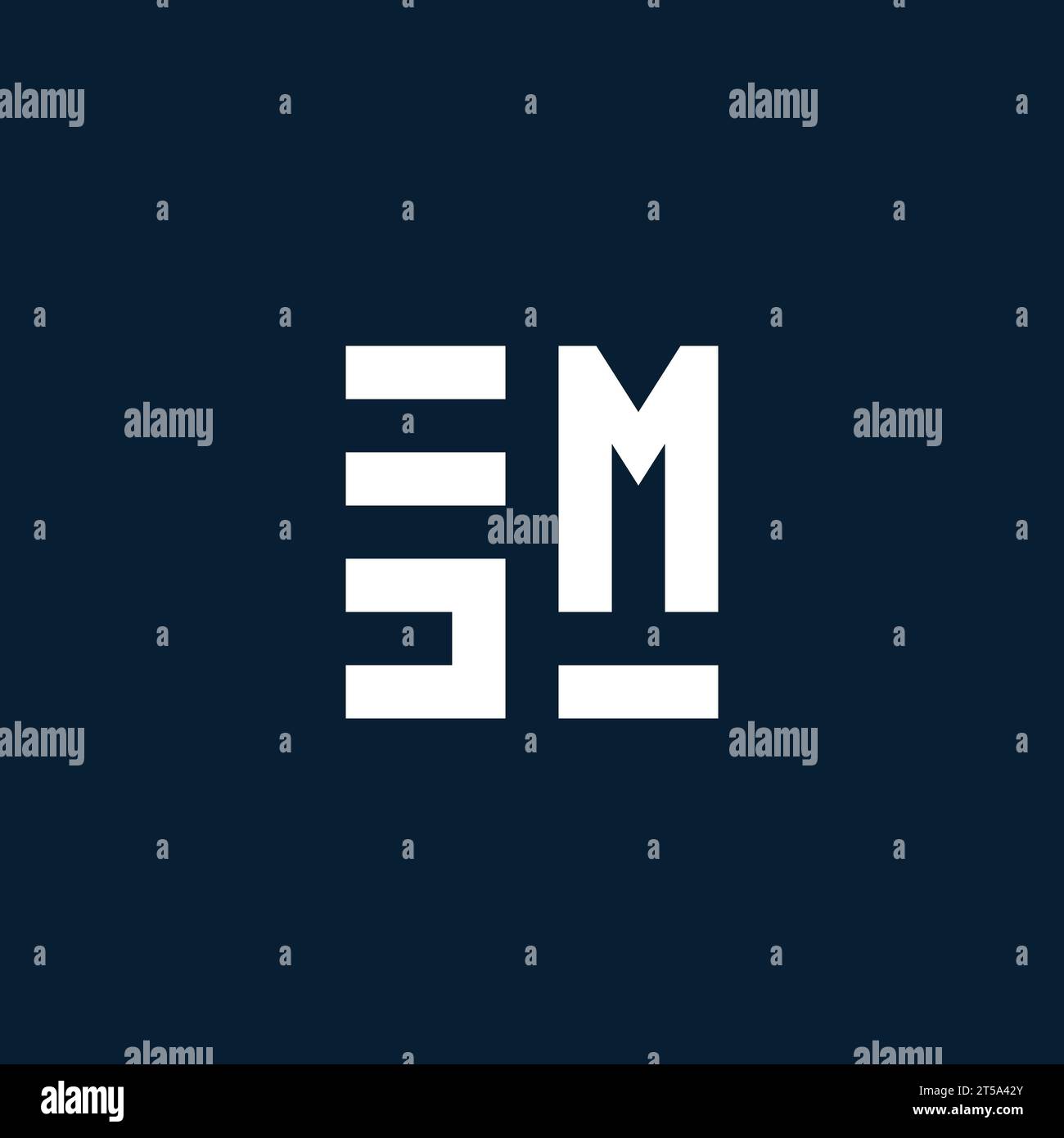 SM initial monogram logo with geometric style design ideas Stock Vector ...
