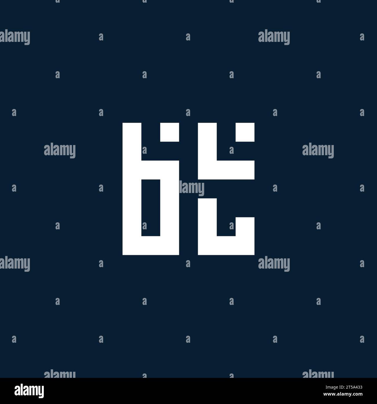 BT initial monogram logo with geometric style design ideas Stock Vector ...