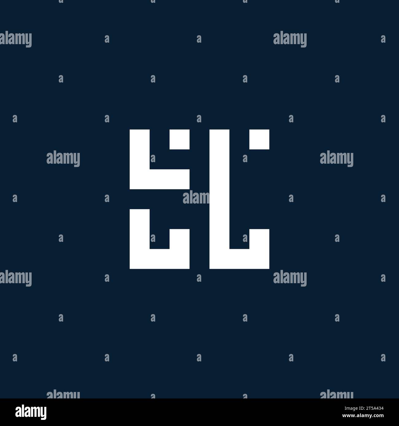 Tl minimal logo design hi-res stock photography and images - Alamy
