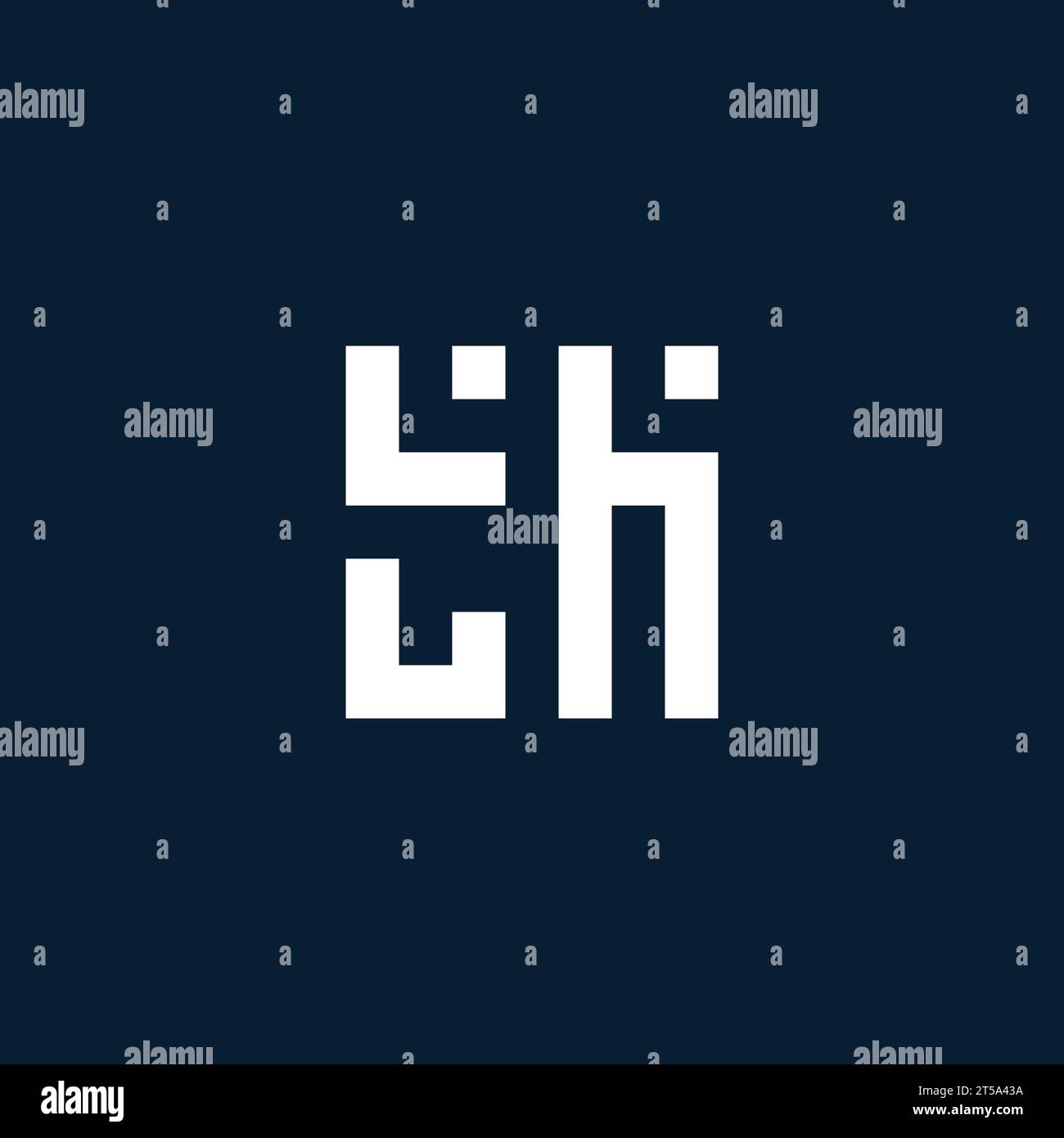 TH initial monogram logo with geometric style design ideas Stock Vector ...