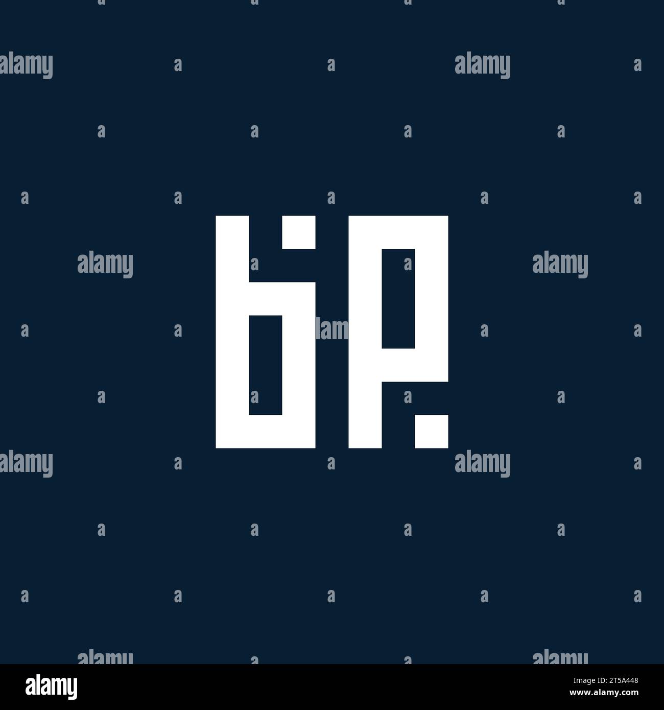 BP initial monogram logo with geometric style design ideas Stock Vector ...