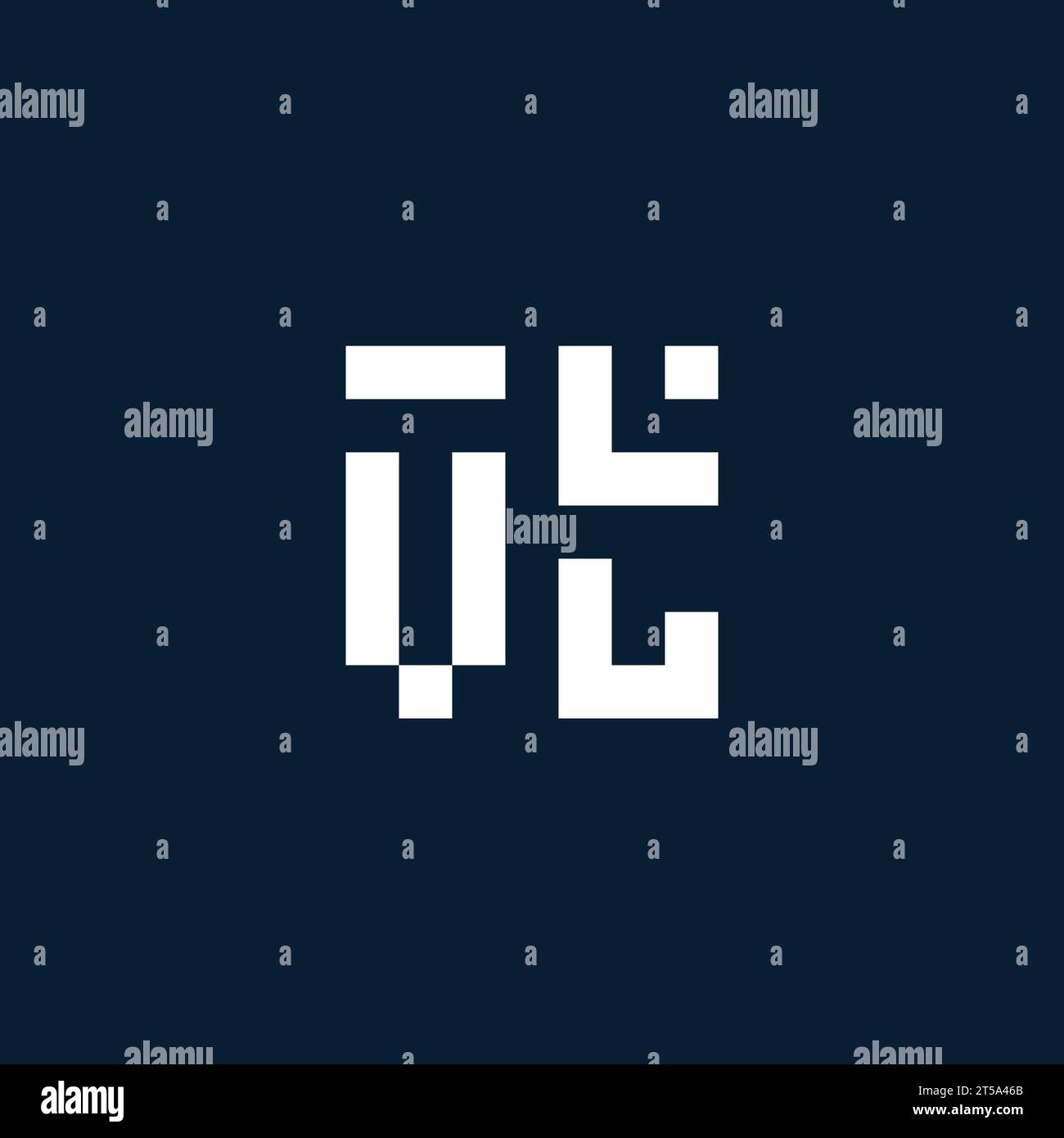 VT initial monogram logo with geometric style design ideas Stock Vector ...