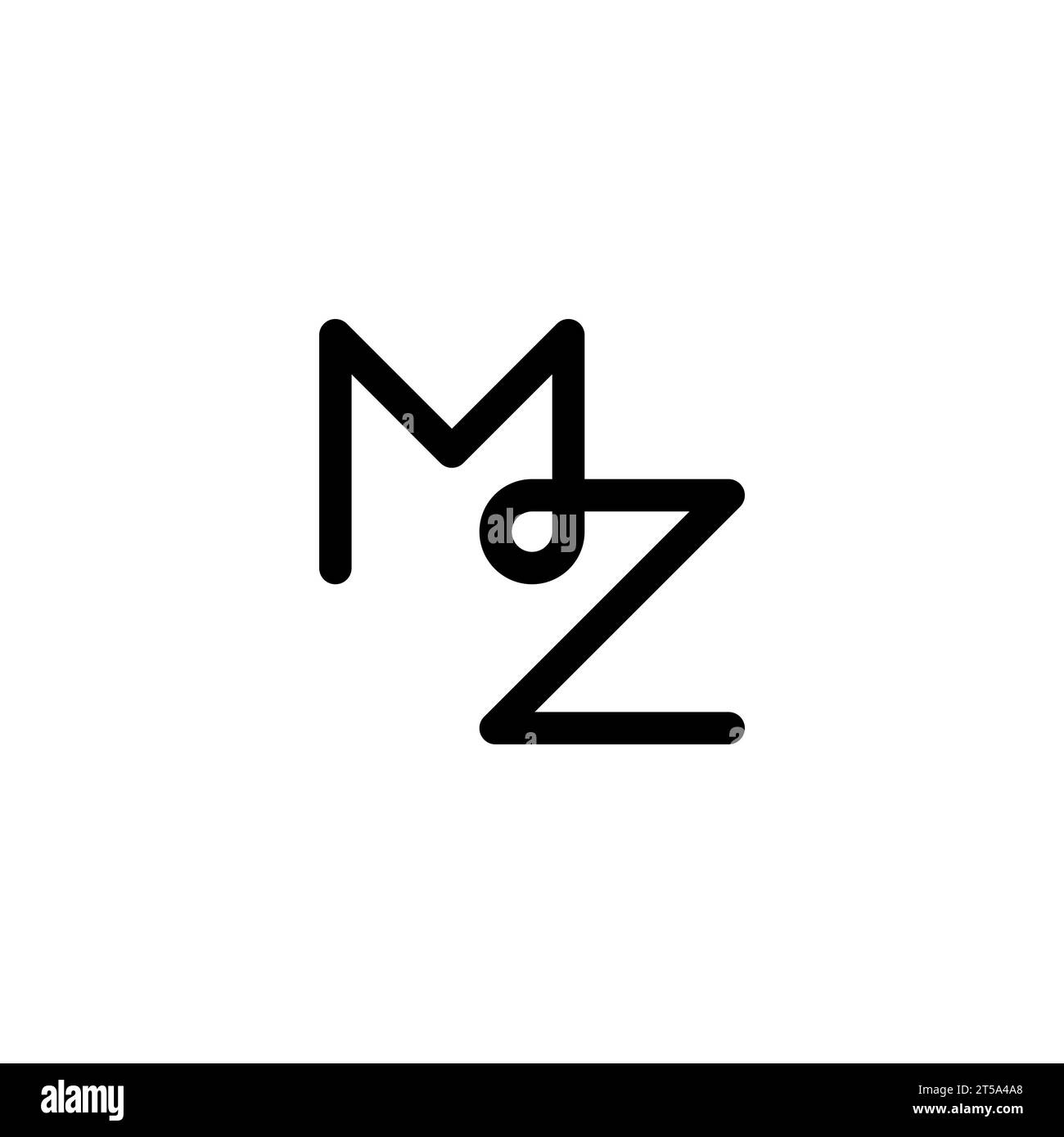 MZ logo, MZ Monogram, Initial MZ Logo, Letter MZ logo, Icon, Vector Stock Vector Image & Art - Alamy