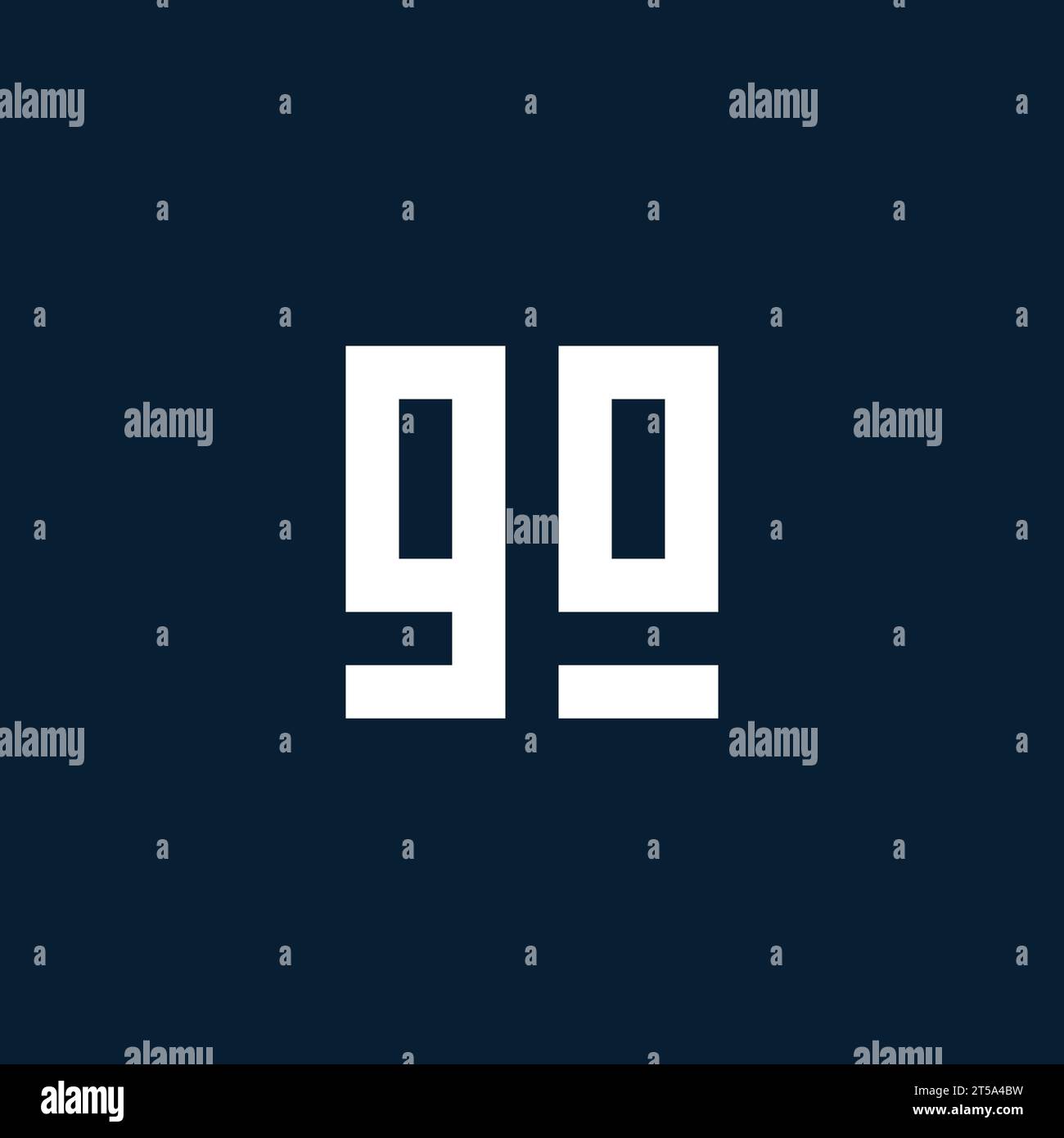 GO initial monogram logo with geometric style design ideas Stock Vector ...