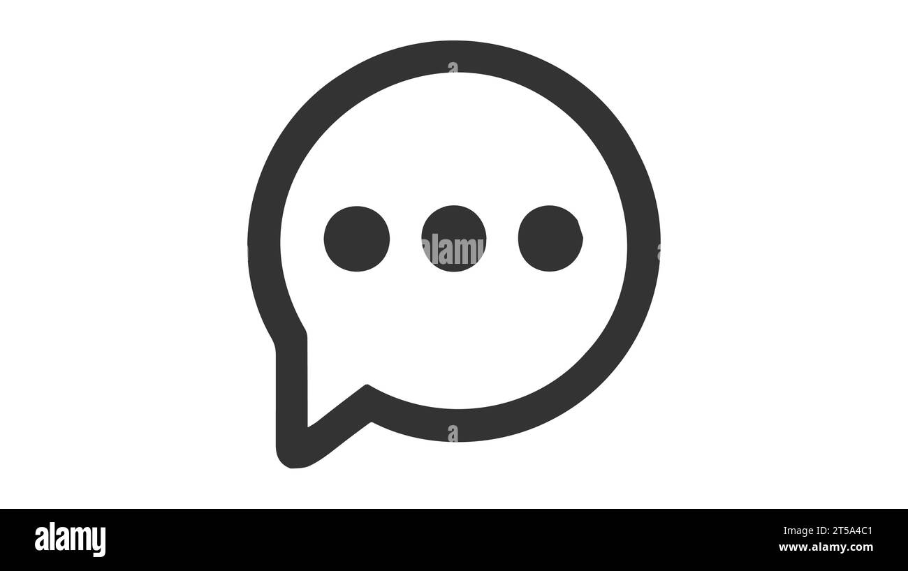 Chat icon symbol vector illustration Stock Vector Image & Art - Alamy