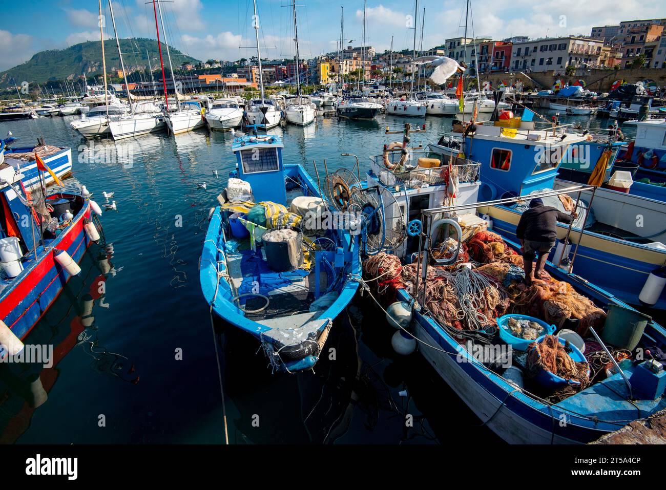 Fishing Vessels in the Port Stock Photo - Alamy
