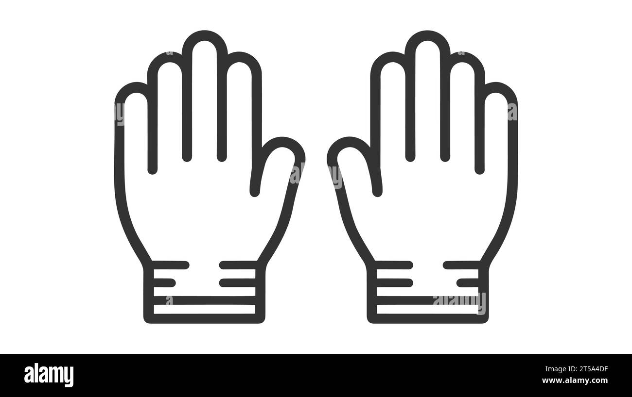 Raising hands to celebrate line art vector icon for apps and websites ...