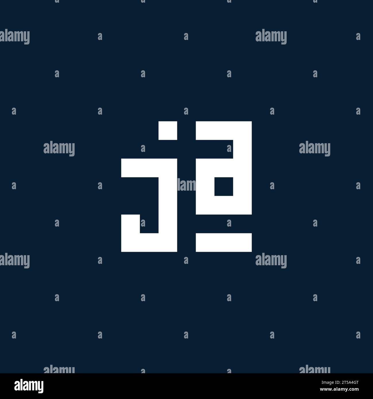 JA initial monogram logo with geometric style design ideas Stock Vector ...