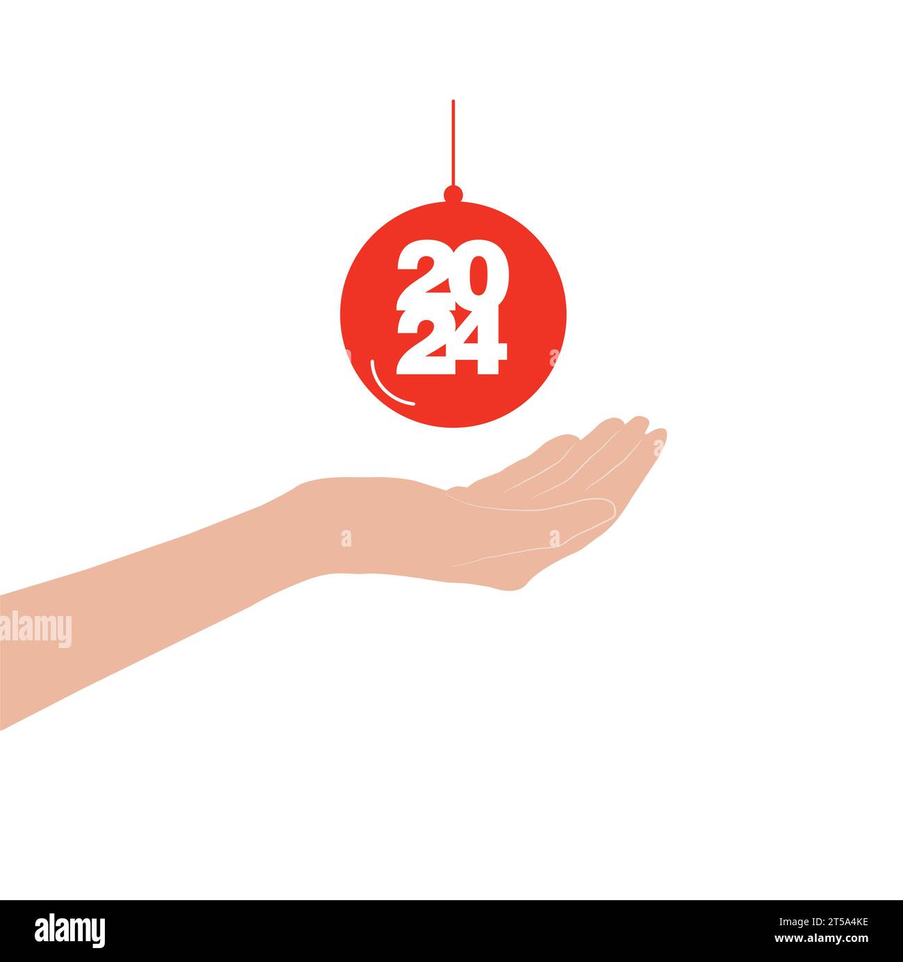 2024 number Stock Vector Images - Alamy