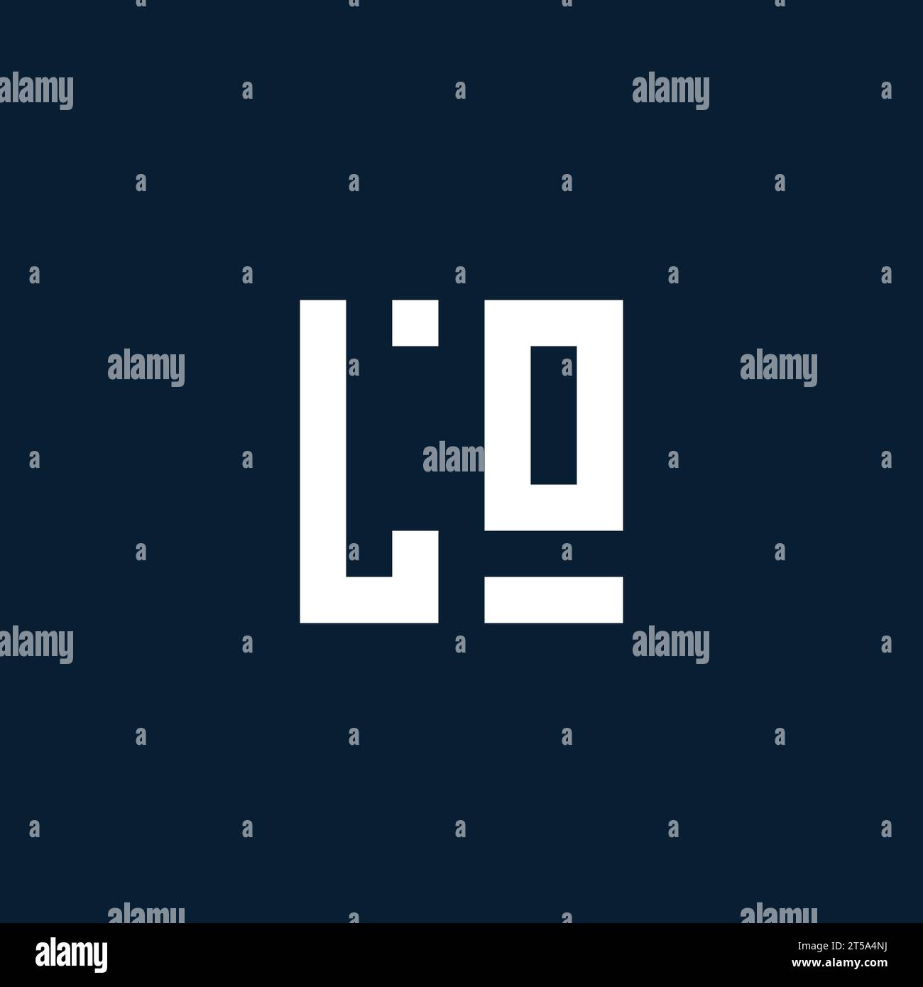 LO initial monogram logo with geometric style design ideas Stock Vector ...