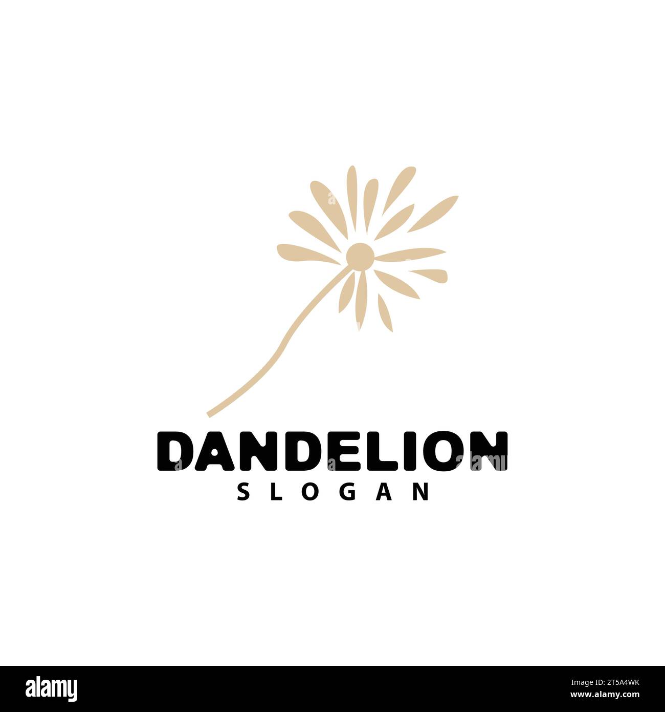 Dandelion Flower Vector, Flower Plant Illustration Icon, Dendelion Logo ...