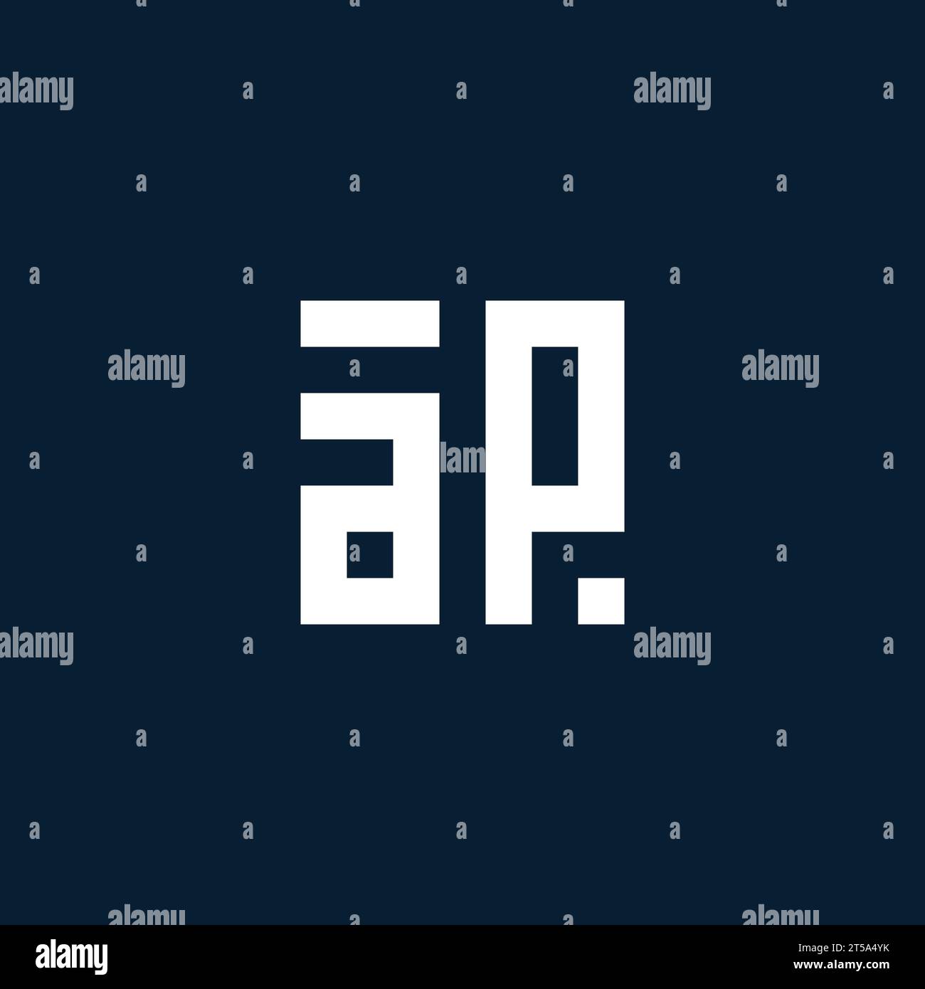 AP initial monogram logo with geometric style design ideas Stock Vector ...