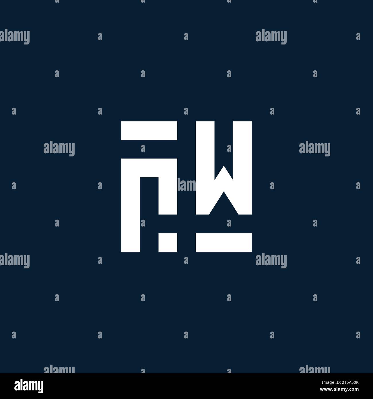 Rw initials Stock Vector Images - Alamy