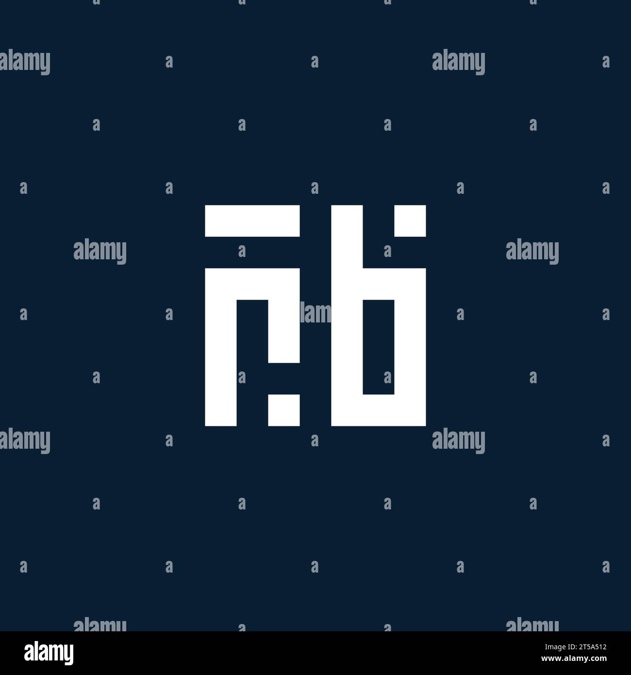 RB initial monogram logo with geometric style design ideas Stock Vector ...