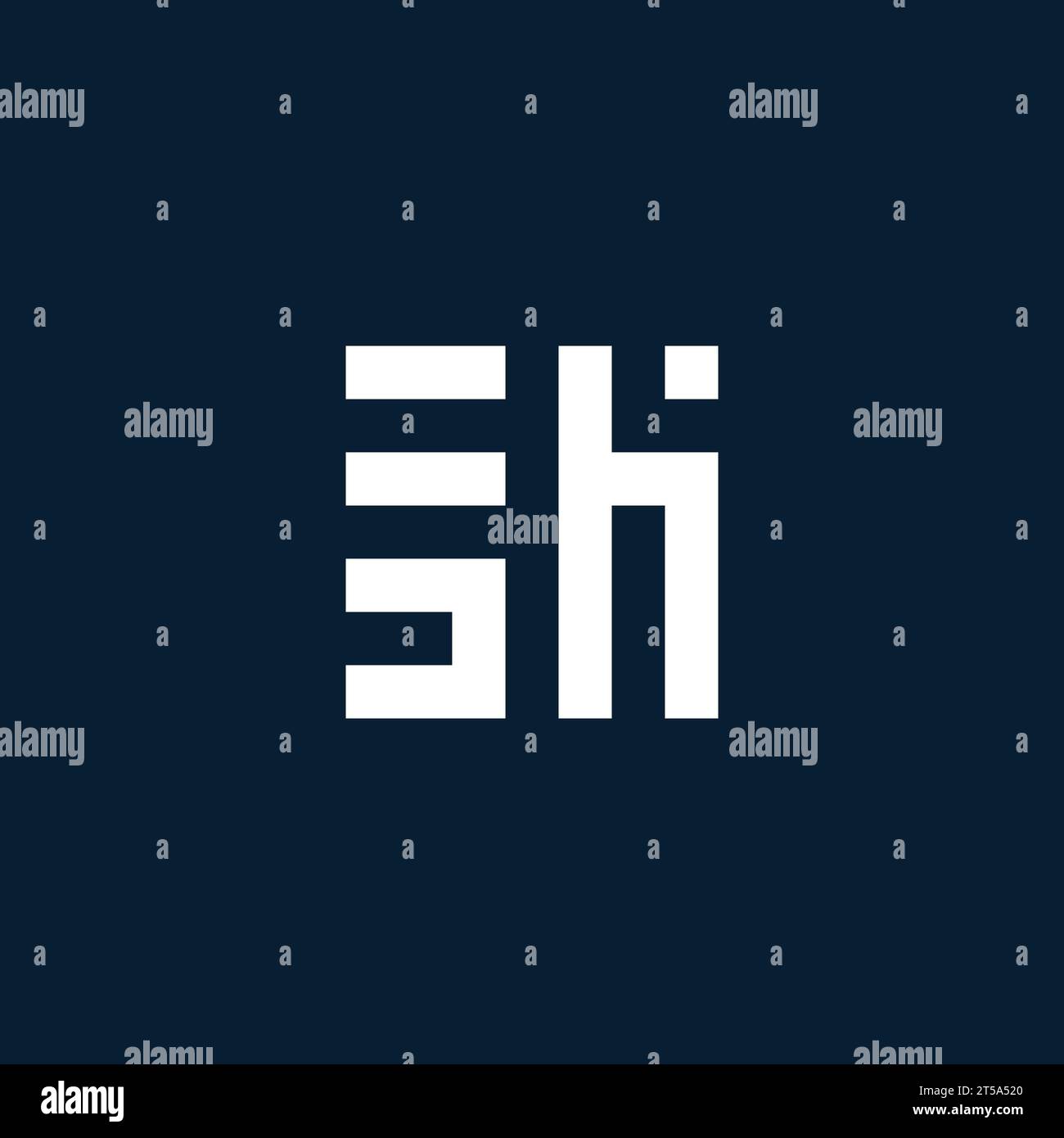 SH initial monogram logo with geometric style design ideas Stock Vector ...