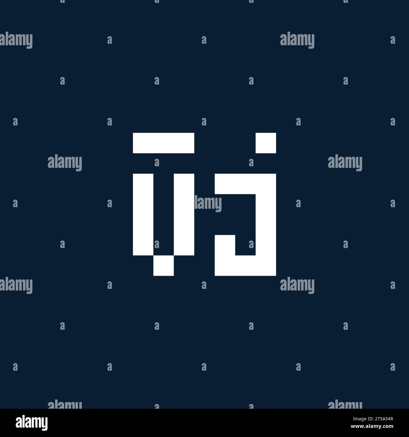 VJ initial monogram logo with geometric style design ideas Stock Vector ...