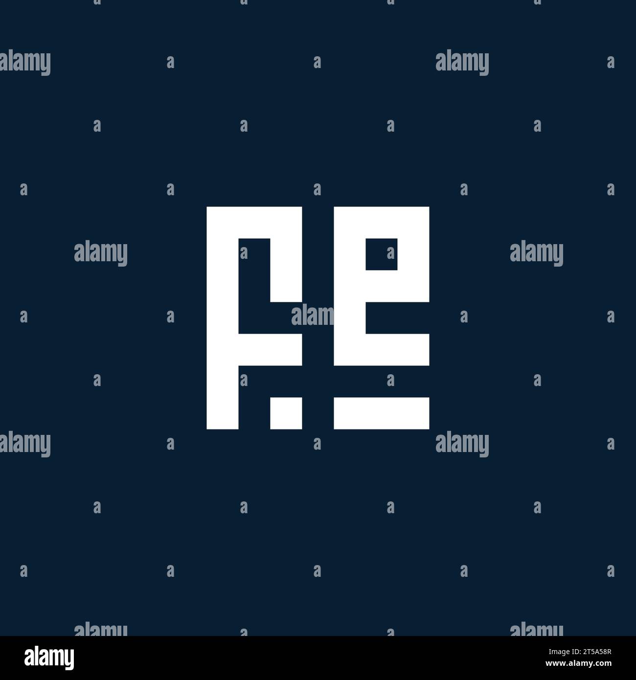 FE initial monogram logo with geometric style design ideas Stock Vector ...