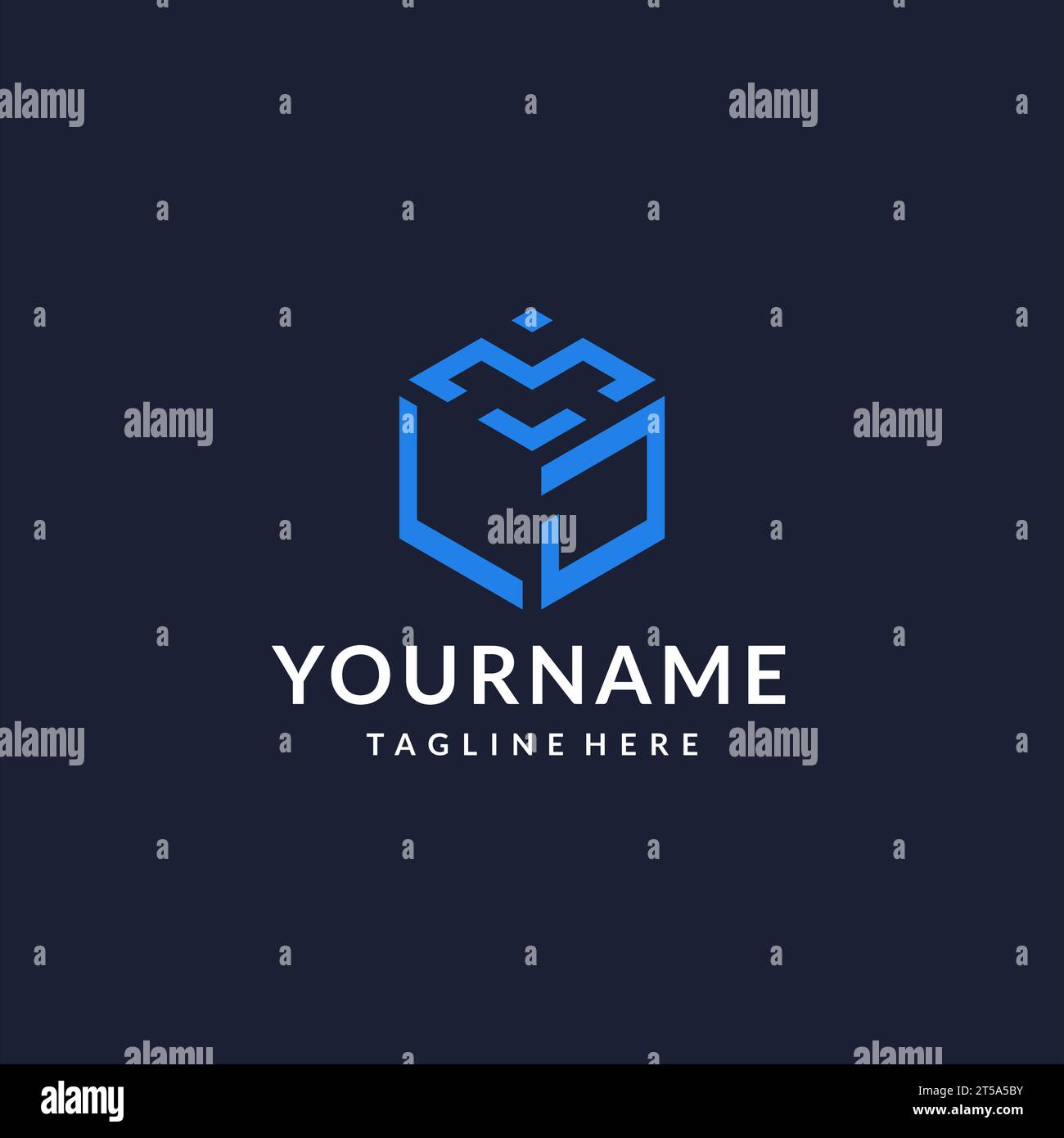 LJ logo hexagon designs, best monogram initial logo with hexagonal shape design ideas ...