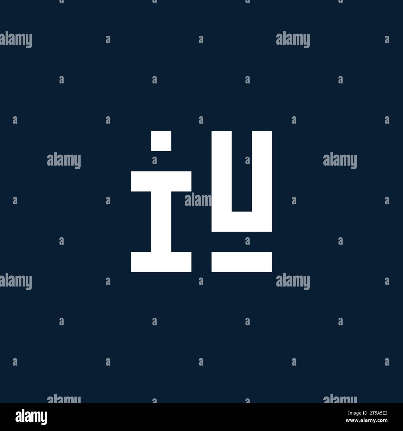 IU initial monogram logo with geometric style design ideas Stock Vector Image & Art - Alamy