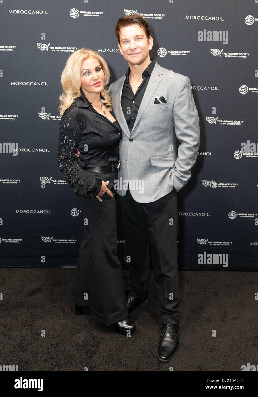New York, USA. 03rd Nov, 2023. Orfeh and Andy Karl attend attends ...