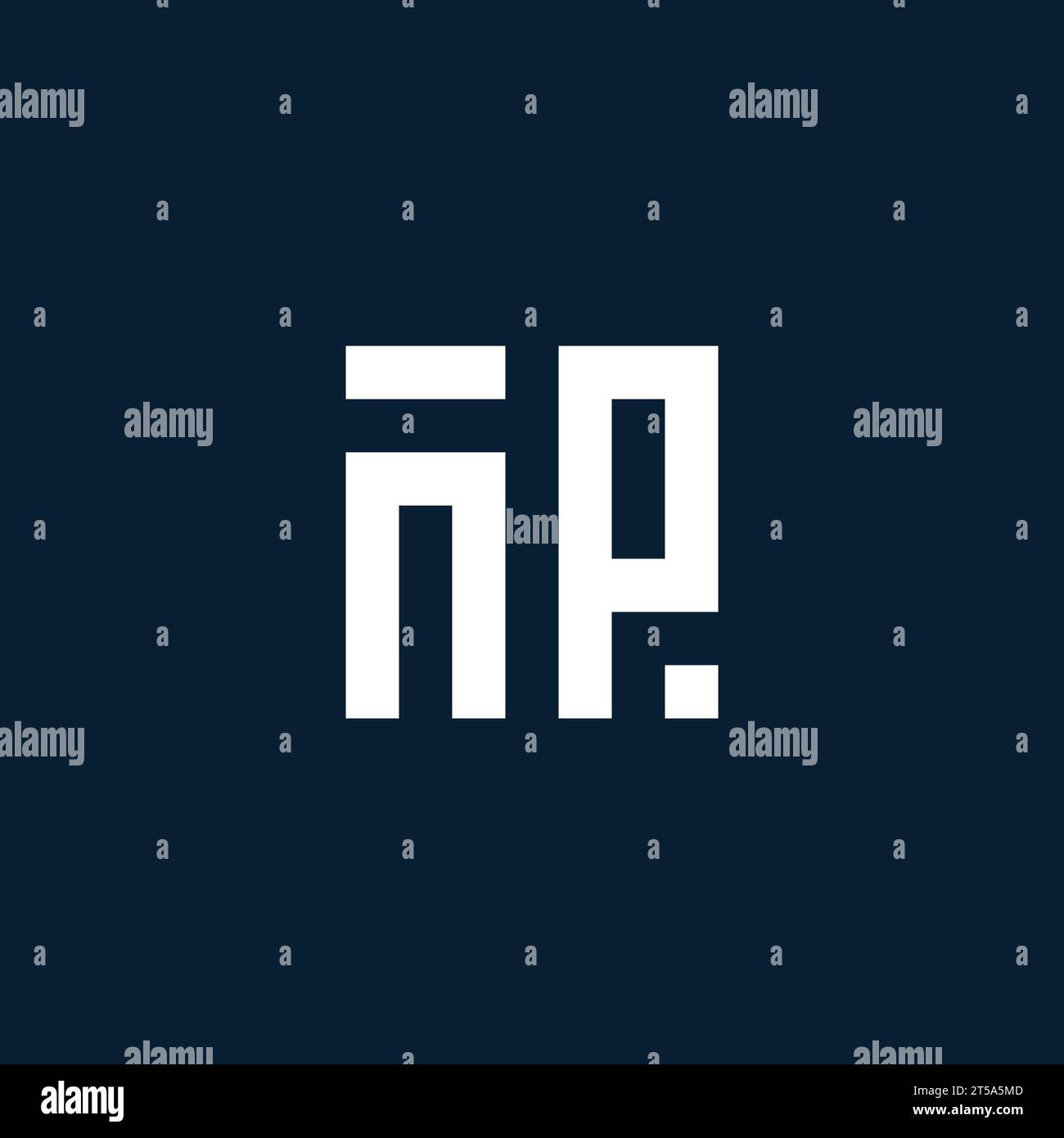 NP initial monogram logo with geometric style design ideas Stock Vector ...