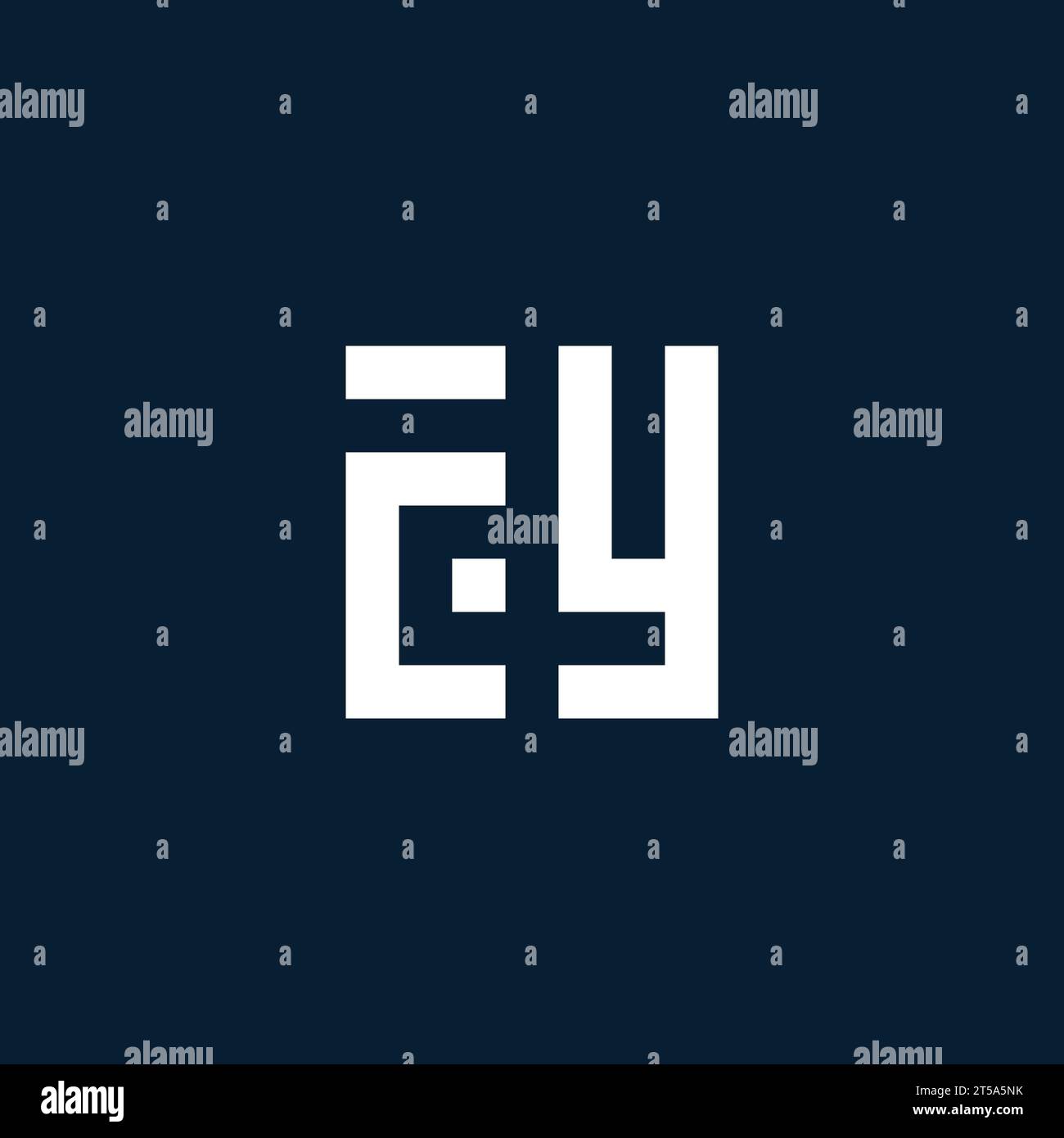 CY initial monogram logo with geometric style design ideas Stock Vector ...