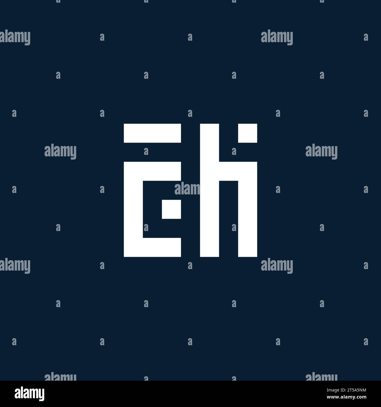 CH initial monogram logo with geometric style design ideas Stock Vector ...