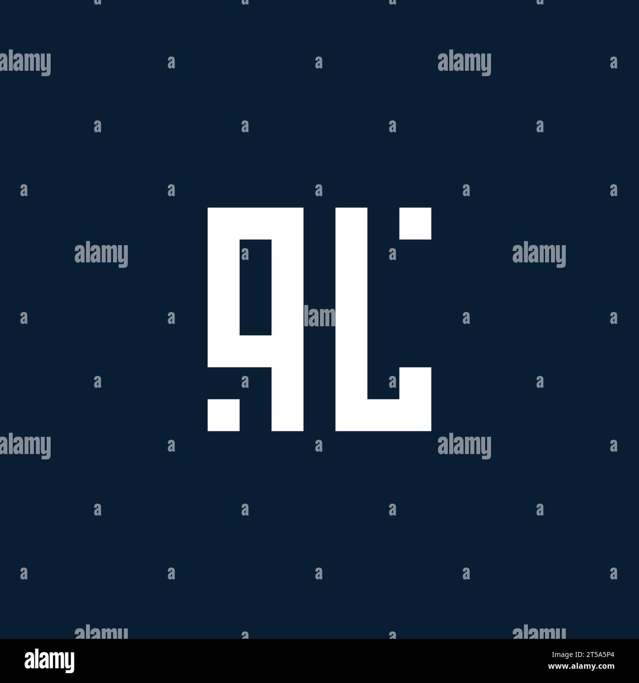 QL initial monogram logo with geometric style design ideas Stock Vector ...
