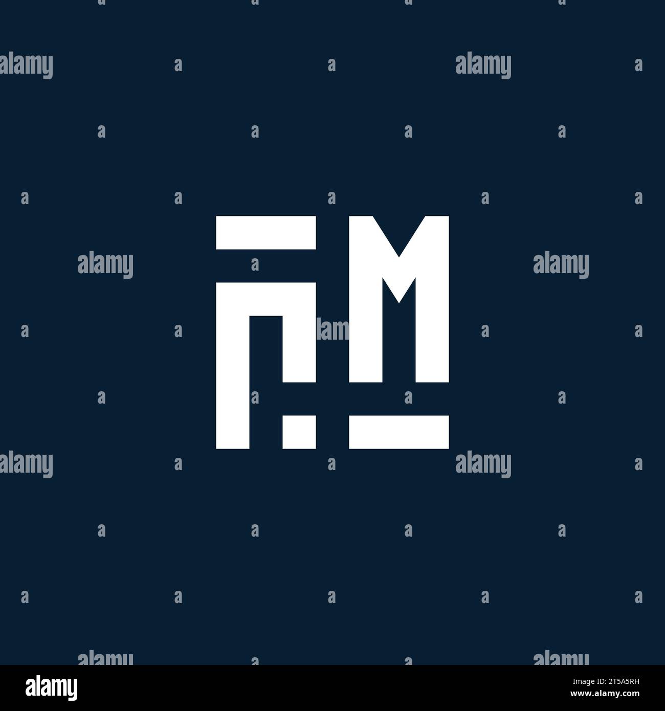 RM initial monogram logo with geometric style design ideas Stock Vector ...