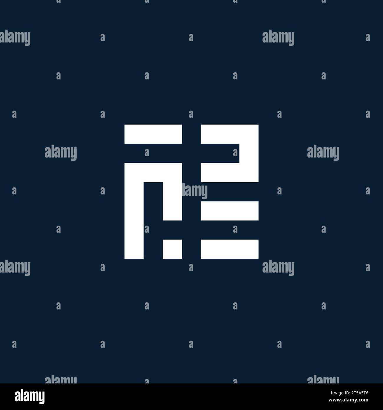 RZ initial monogram logo with geometric style design ideas Stock Vector ...