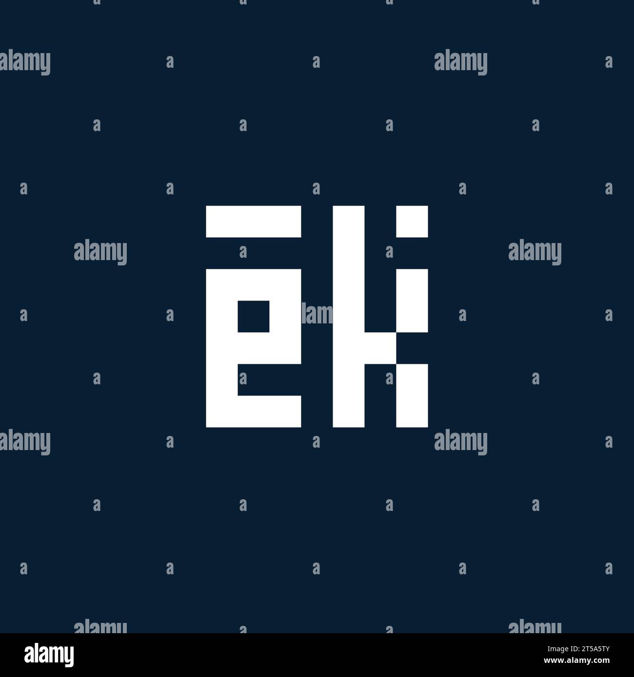 EK initial monogram logo with geometric style design ideas Stock Vector ...