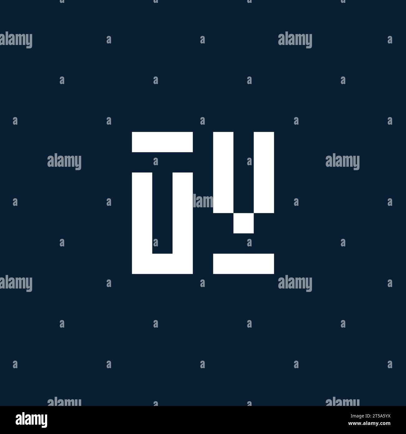 UV initial monogram logo with geometric style design ideas Stock Vector ...