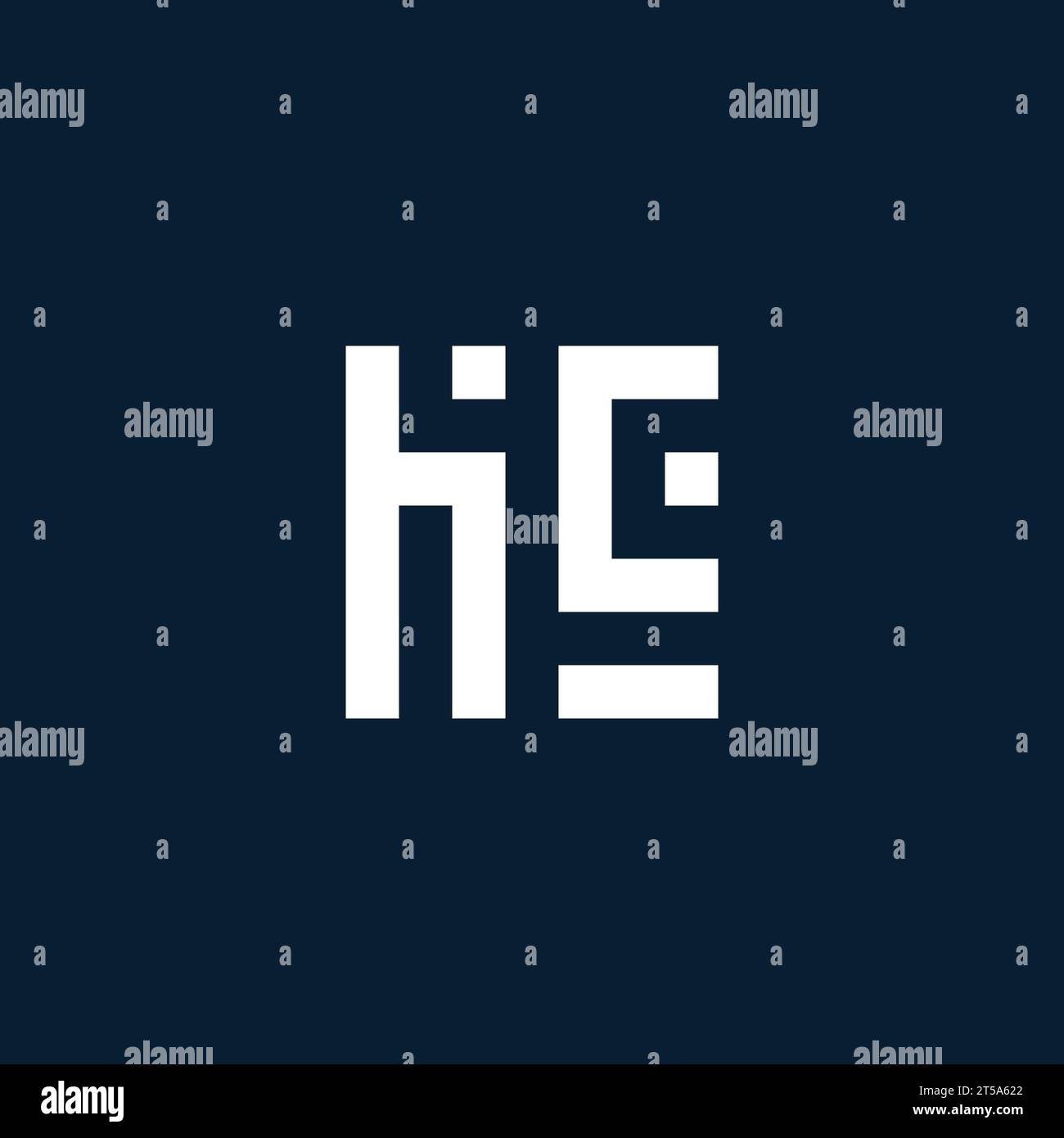 HC initial monogram logo with geometric style design ideas Stock Vector ...