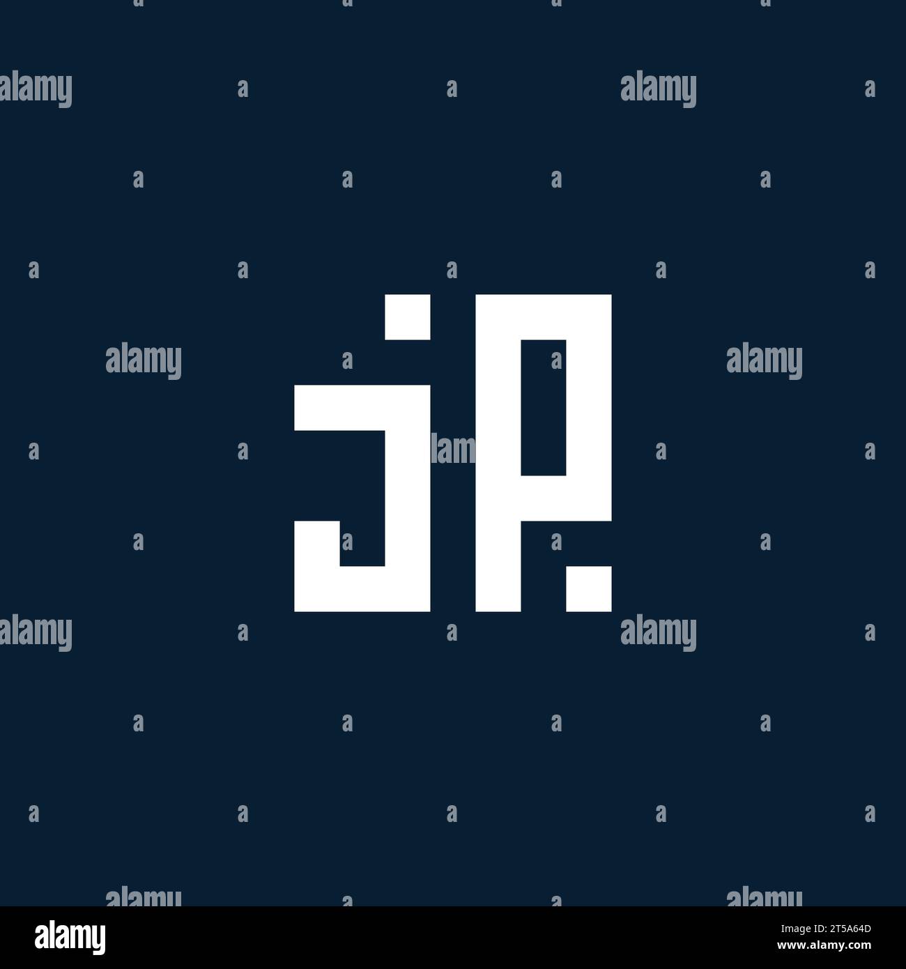 JP initial monogram logo with geometric style design ideas Stock Vector ...