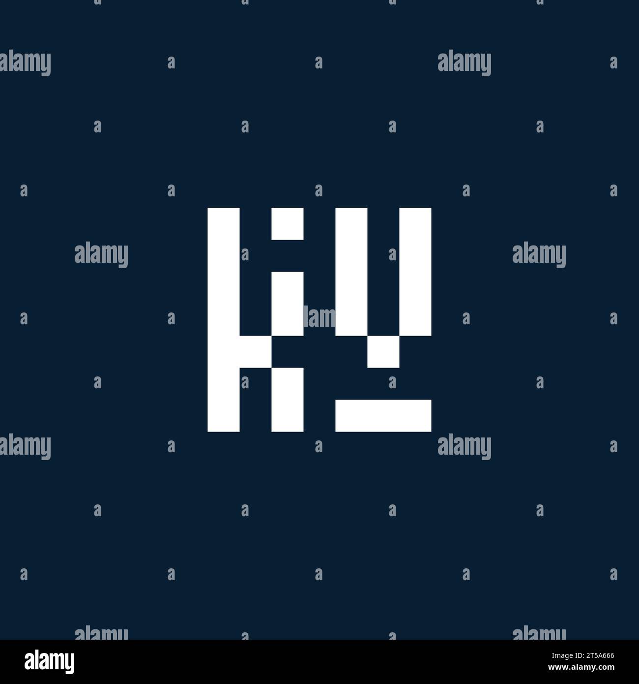 Kv letter design hi-res stock photography and images - Alamy
