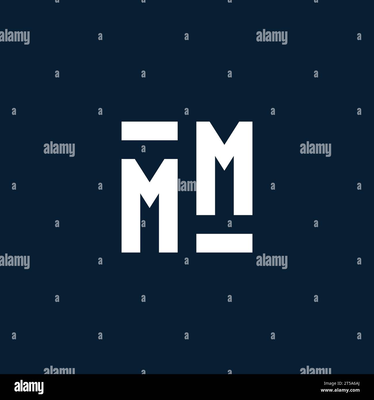 MM initial monogram logo with geometric style design ideas Stock Vector ...