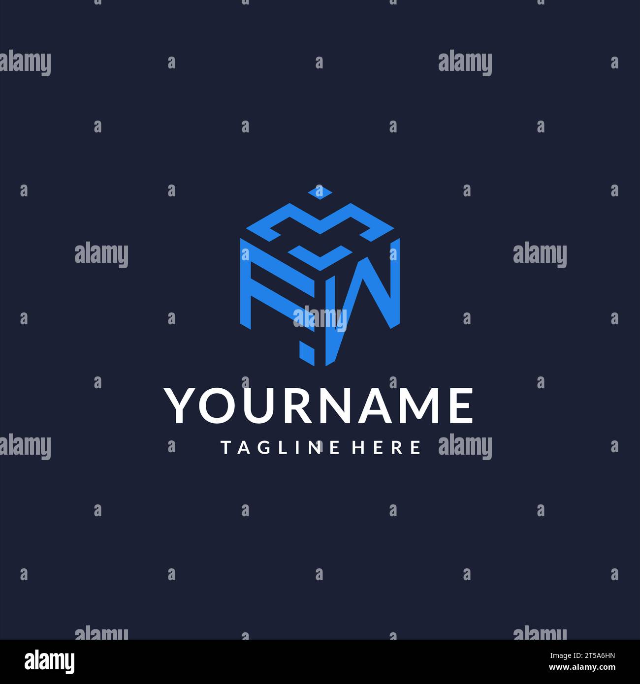 FW logo hexagon designs, best monogram initial logo with hexagonal ... FW logo hexagon designs, best monogram initial logo with hexagonal ...