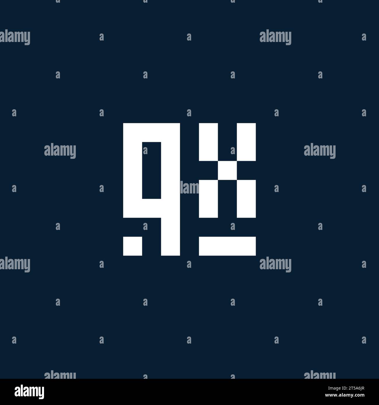 QX initial monogram logo with geometric style design ideas Stock Vector ...