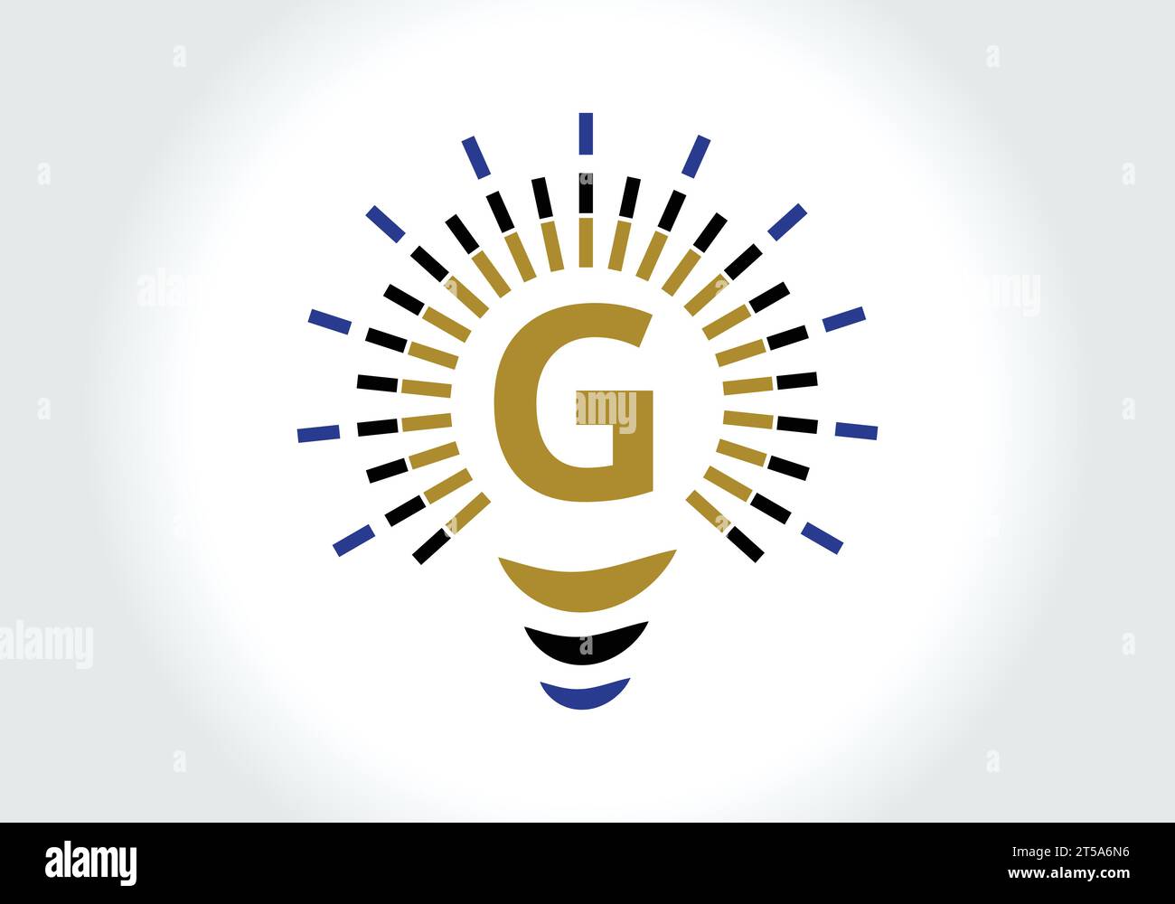 Letter G Electric Bulb Logo Design Vector Template. Light Bulb with ...