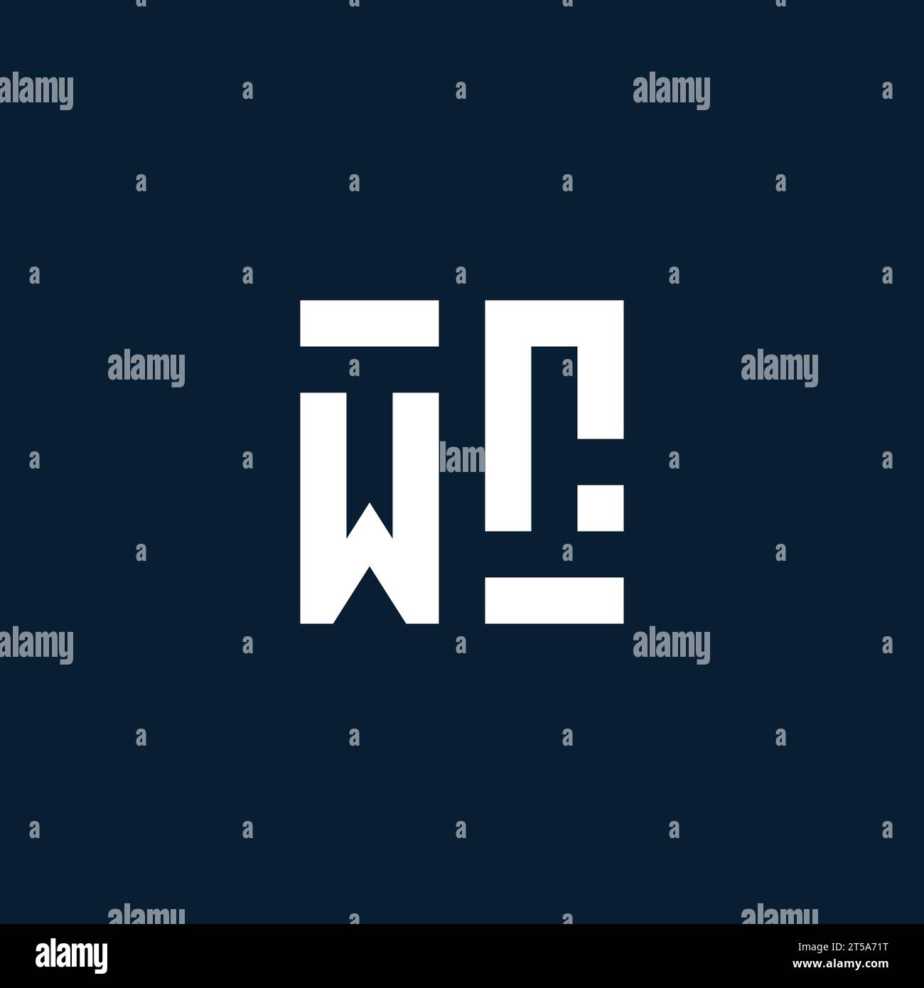 WR initial monogram logo with geometric style design ideas Stock Vector ...