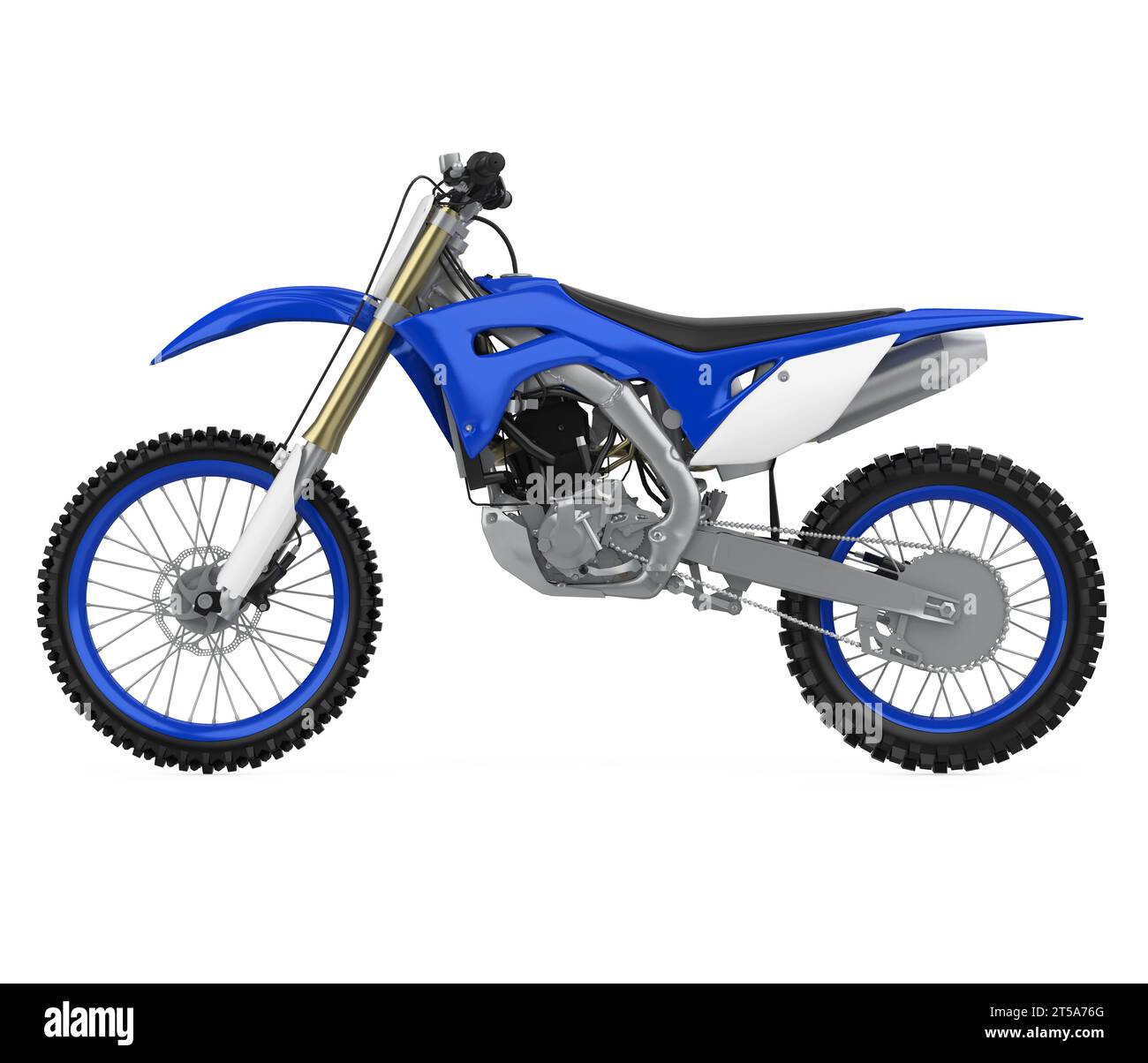 Motocross Motorcycle Isolated Stock Photo - Alamy