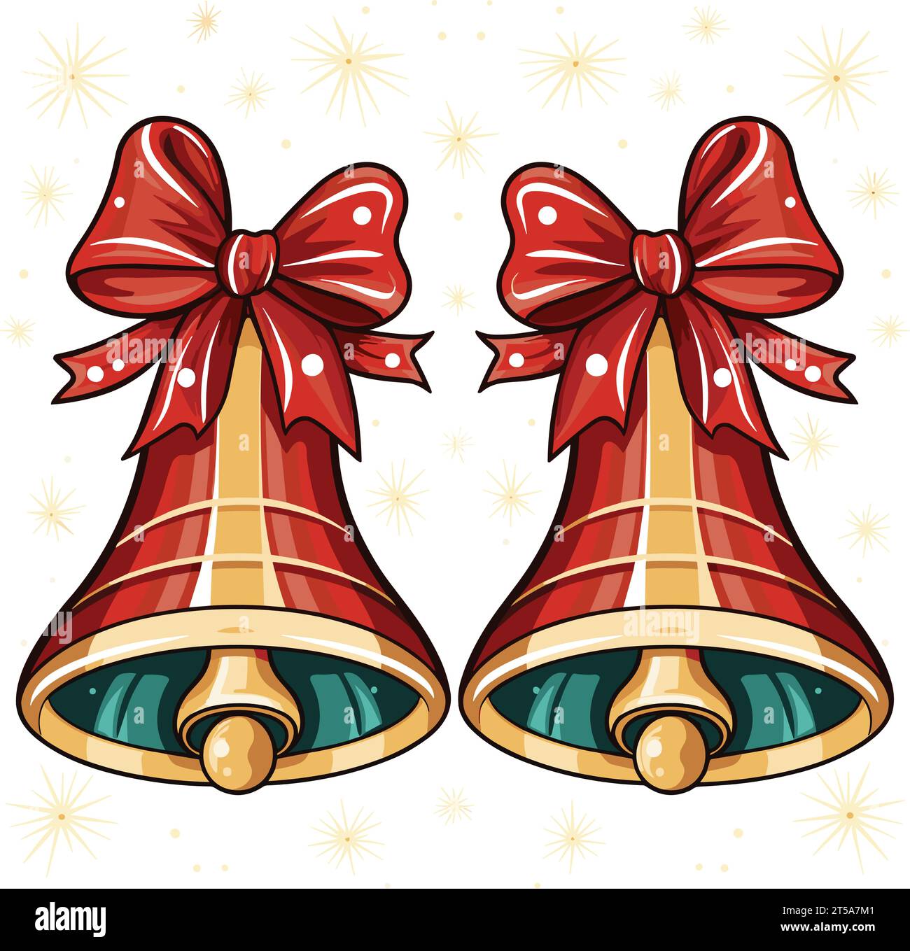Jingle bells holly berries illustration Cut Out Stock Images & Pictures ...