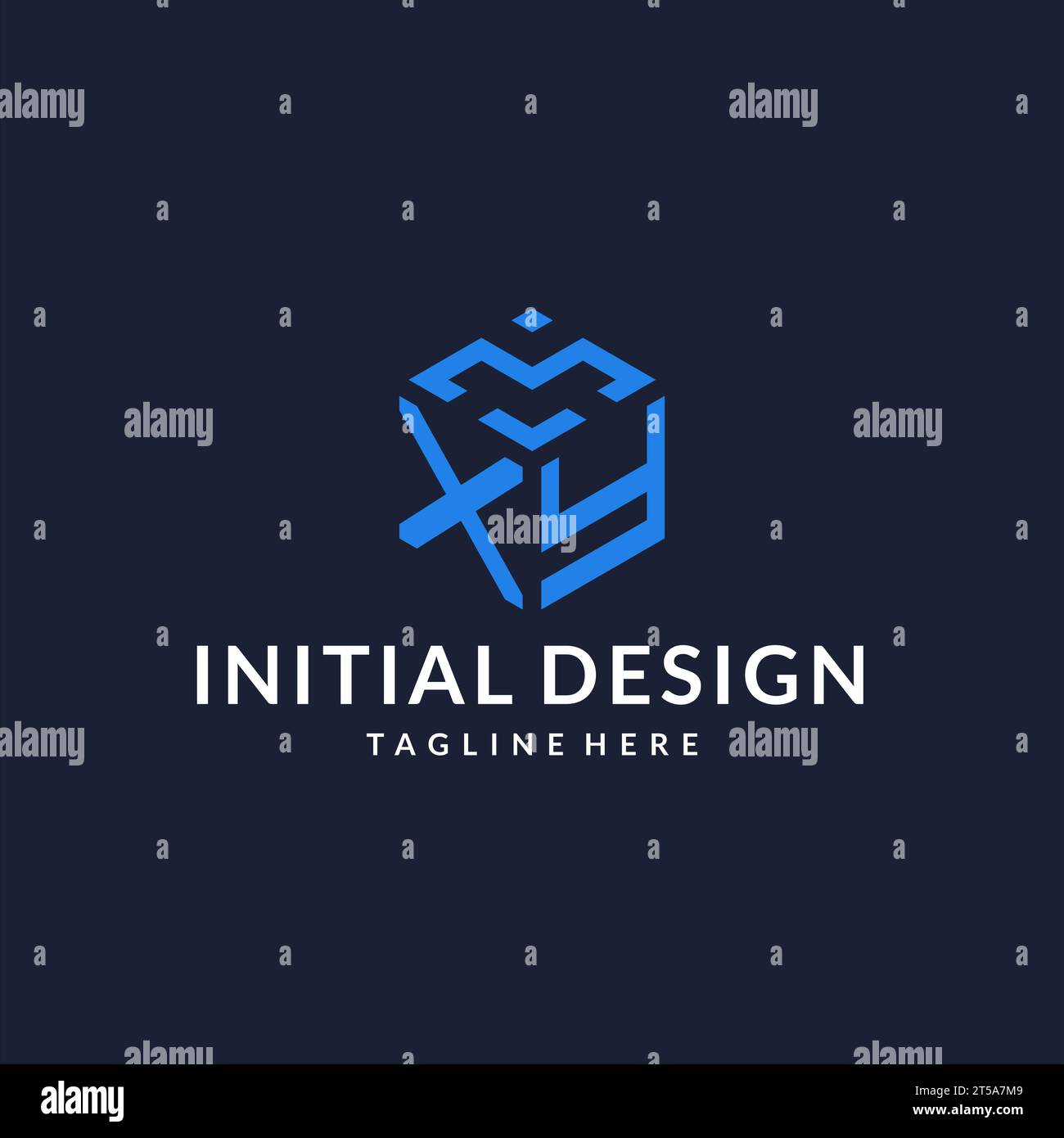 XY logo hexagon designs, best monogram initial logo with hexagonal shape design ideas ...