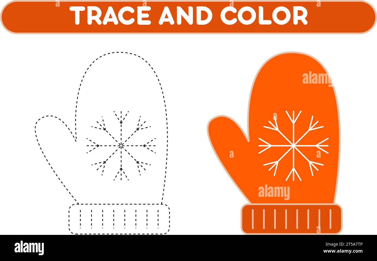 Mitten kids Cut Out Stock Images & Pictures - Alamy