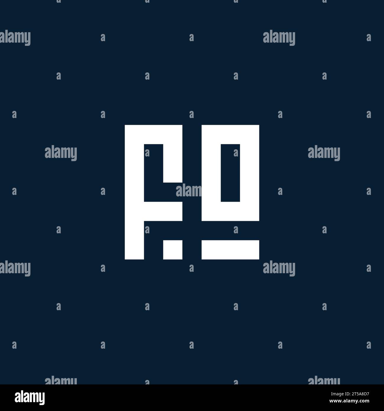 FO initial monogram logo with geometric style design ideas Stock Vector ...